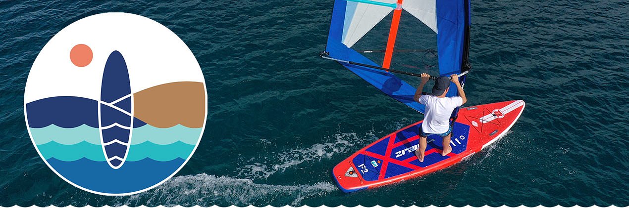 SUP Boards - mit Windsurf Option - WindSUP | PADDELT.DE