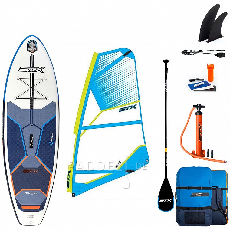 SUP STX WS Hybrid Cruiser 10’4” mit Paddel incl. Segel - aufblasbares ...